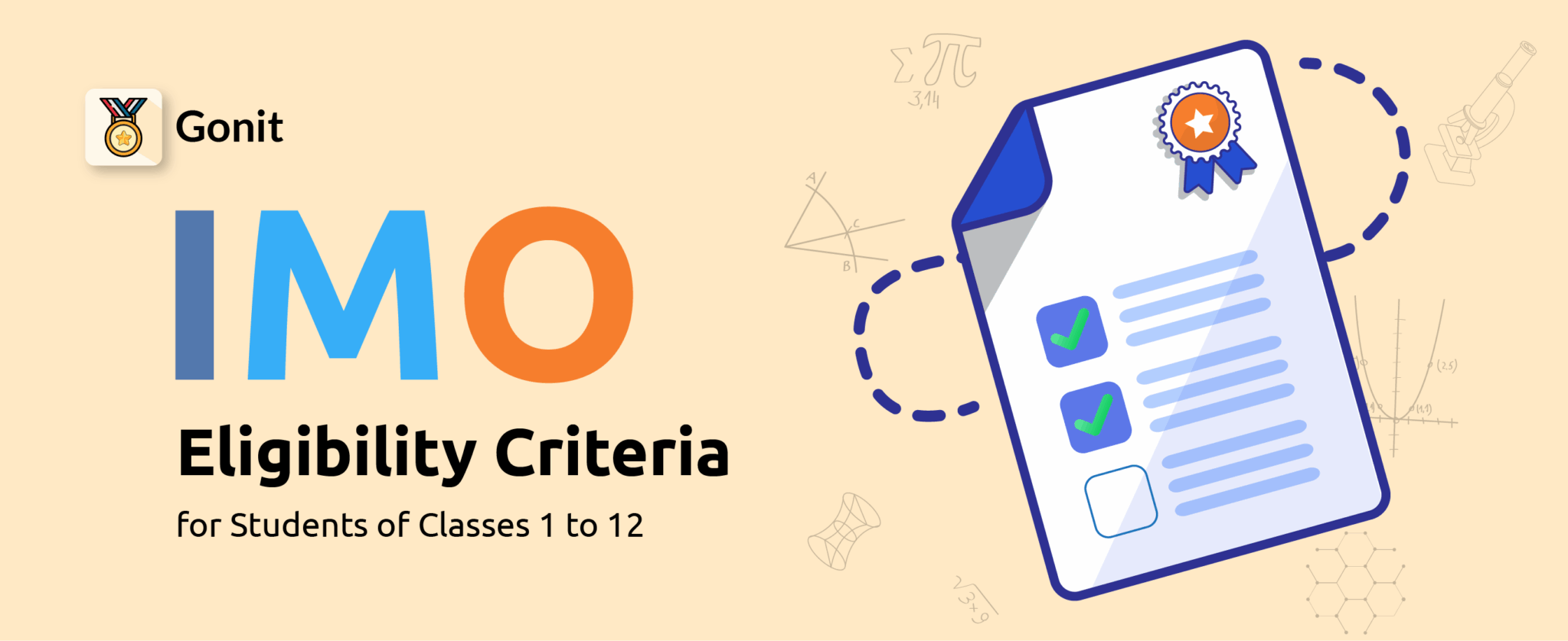 IMO Exam Eligibility Criteria for Classes 1 to 12 | Gonit