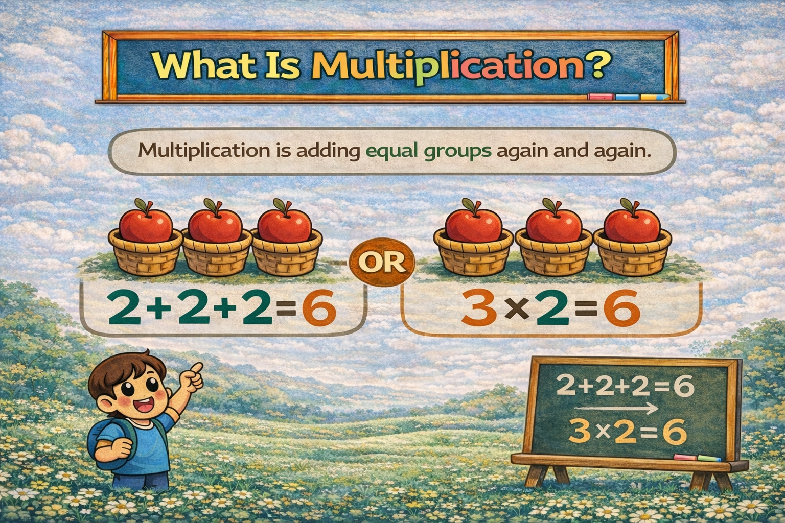 Multiplication for Class 1 – Easy Guide with Examples