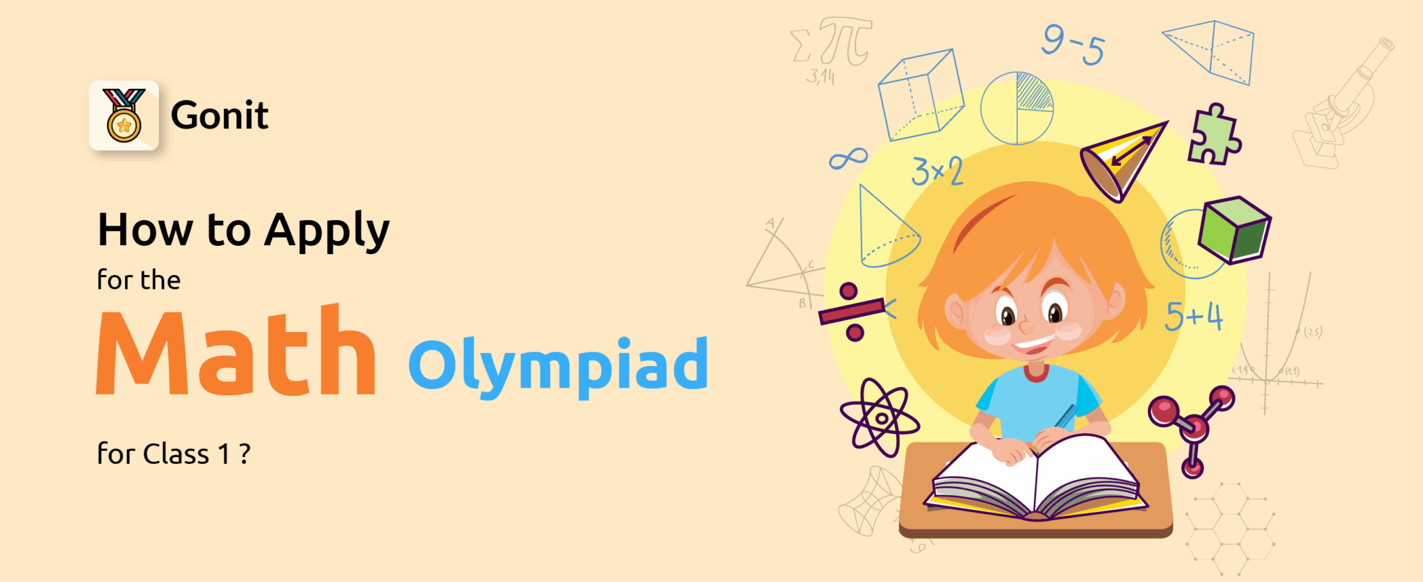 How to Apply for the Maths Olympiad for Class 1 - Gonit App
